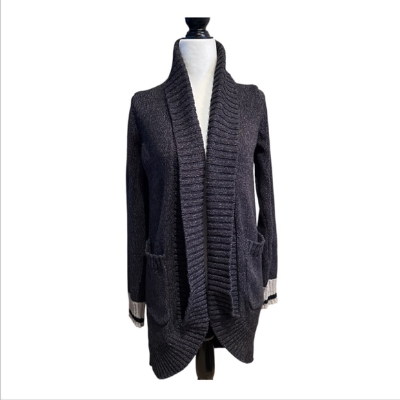 Roots | Sweaters | Roots Cabin Shawl Collar Loose Fit Open Front ...